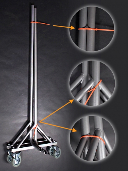 HOW TO CABLE TIE OUR RAILS - THE GARMENT RAIL COMPANY